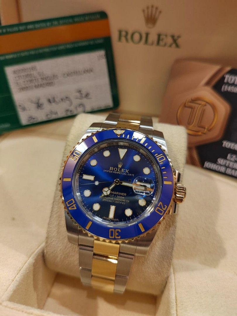 Rolex Submariner 116613 LB Full Set, Luxury, Watches on Carousell