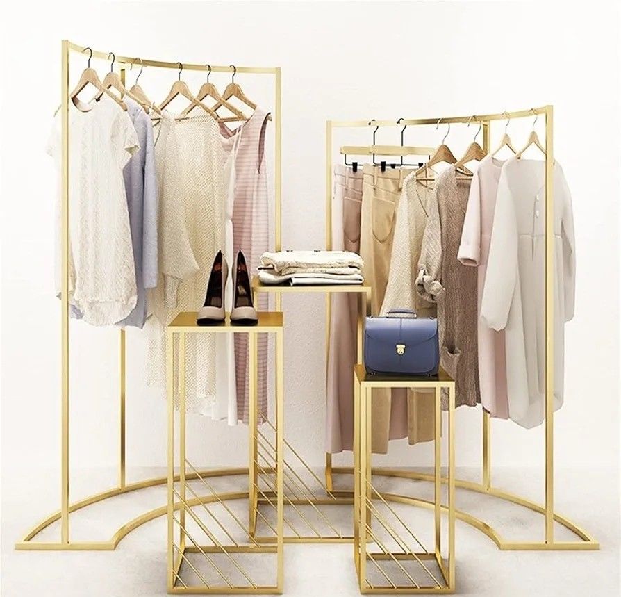 Sewa / Rent Arch Nordic Gold Rack for Booth / Wedding / Sewa Rak Emas ...