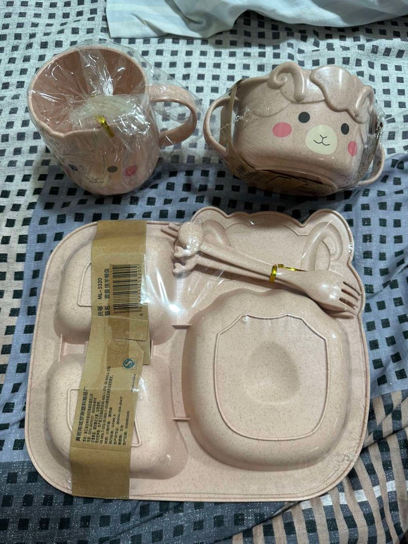 Sheep Dinner Plate Set, Babies & Kids, Nursing & Feeding, Weaning ...