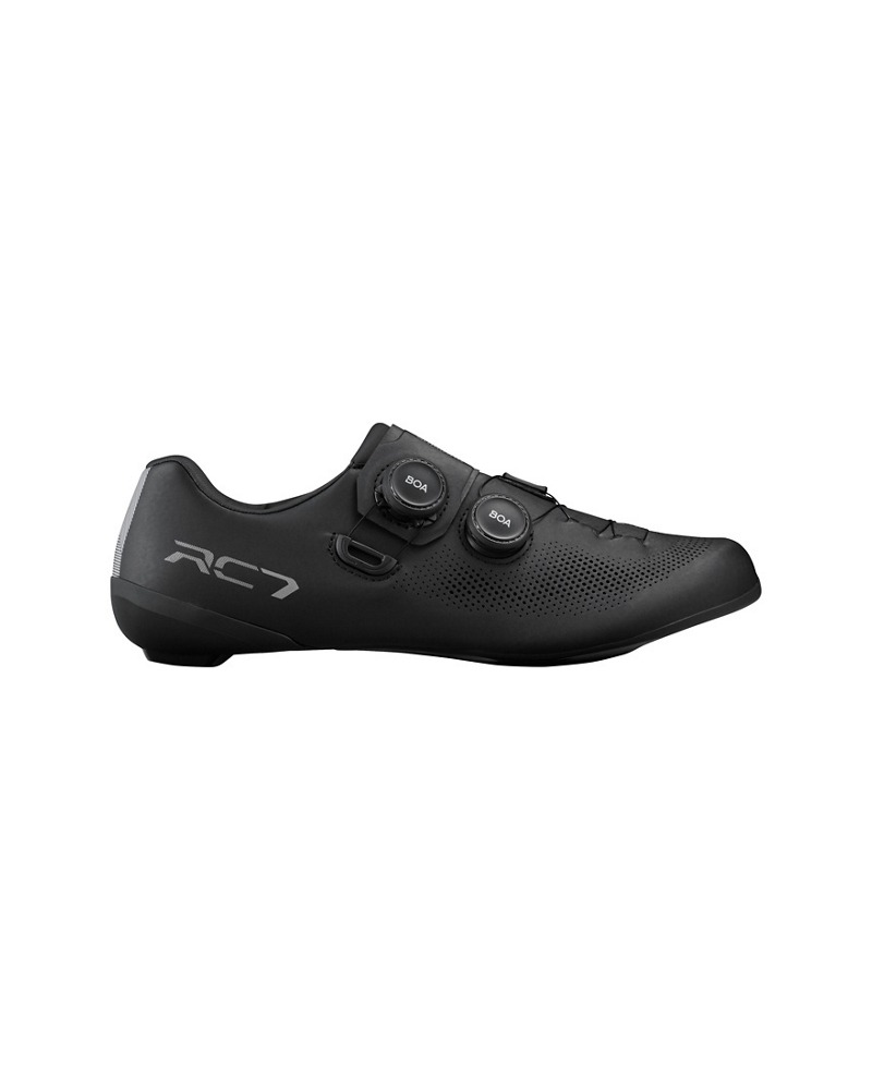 Shimano RC703 Road Cycling Shoes SH-RC703 (RC7) - Black (Wide Fit ...