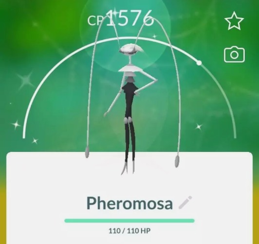 SHINY PHEROMOSA ULTRA BEAST Pokemon Go, Video Gaming, Video Games ...