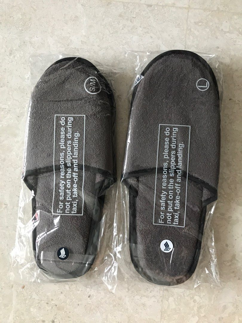 Singapore Airlines Business Class slippers, Luxury, Sneakers & Footwear ...