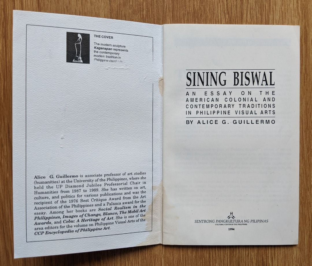 Sining Biswal - Alice Guillermo - An Essay on the American Colonial ...