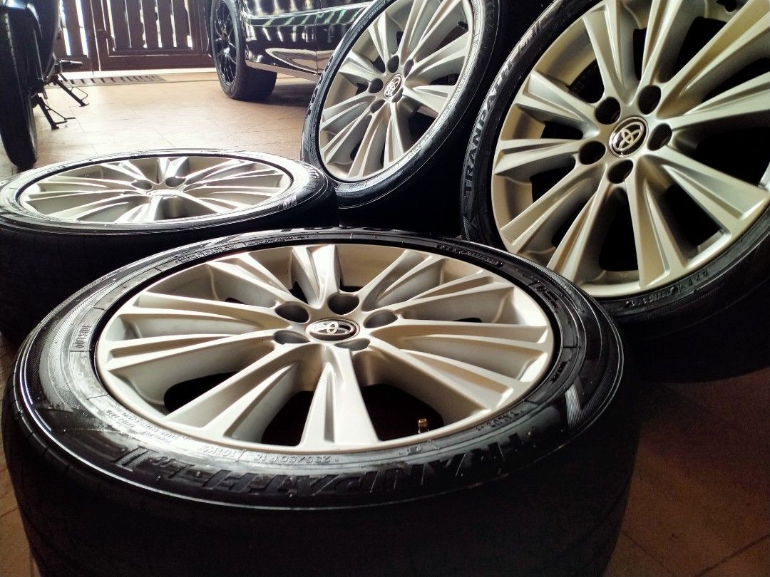 SPORT RIM TOYOTA ORIGINAL 18" WITH TOYO TYRES, Auto Accessories on ...
