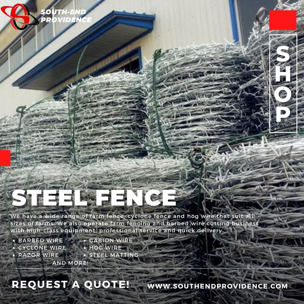 Steel Fence Hexagonal Mesh | Cyclone Wire | Hog Wire | Steel Matting ...