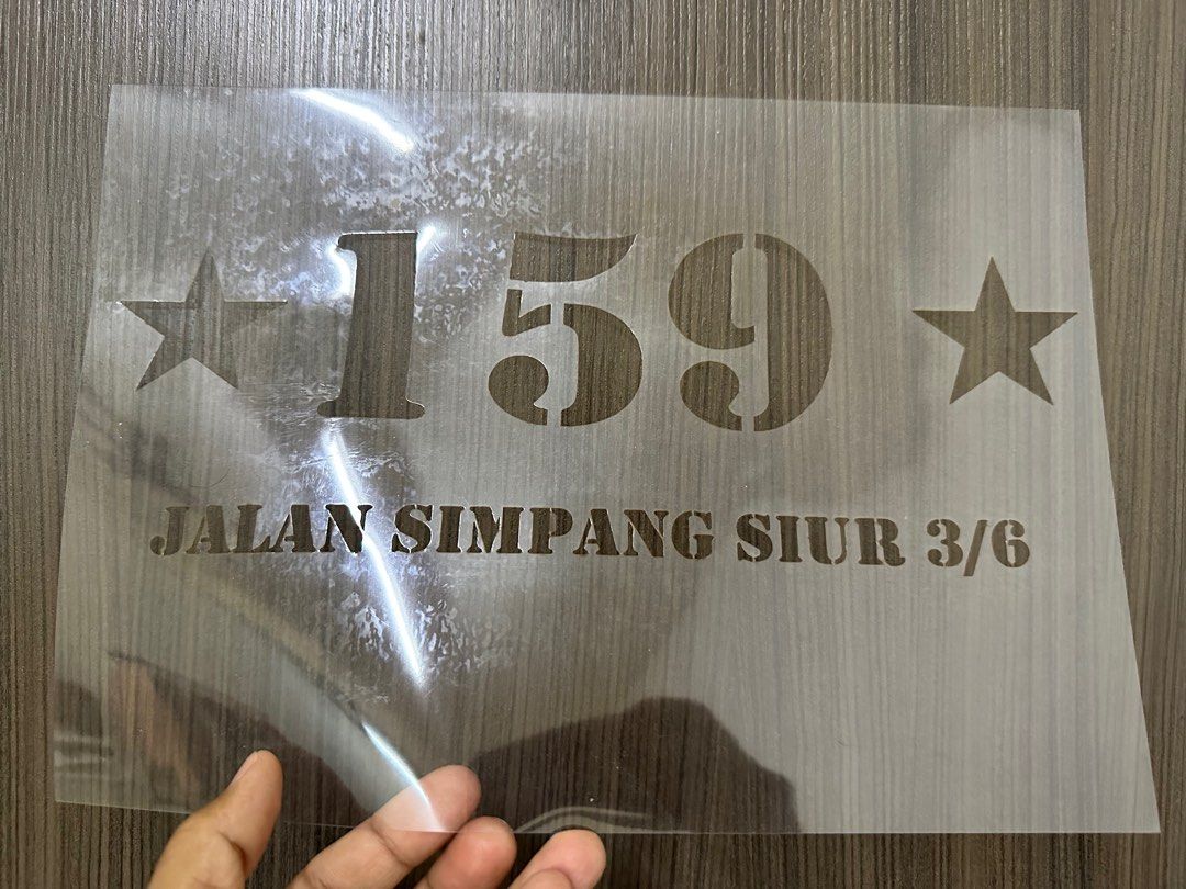 Stencil Laser Cutting Service, Hobbies & Toys, Stationery & Craft, Art ...