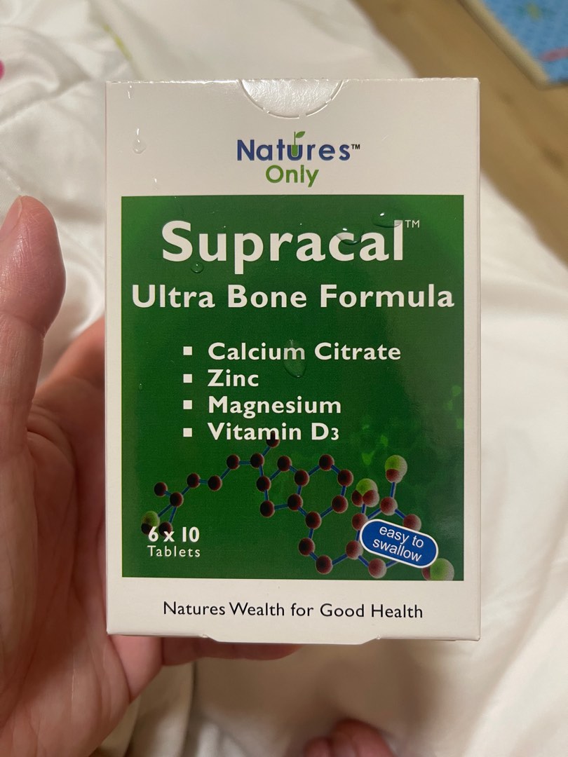 Supracal - ultra bone formula, calcium citrate, calcium tablets, made ...