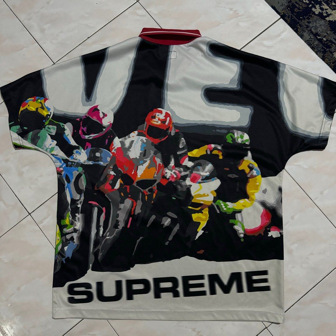 supreme racing soccer jersey, Men's Fashion, Tops & Sets, Tshirts & Polo Shirts on Carousell