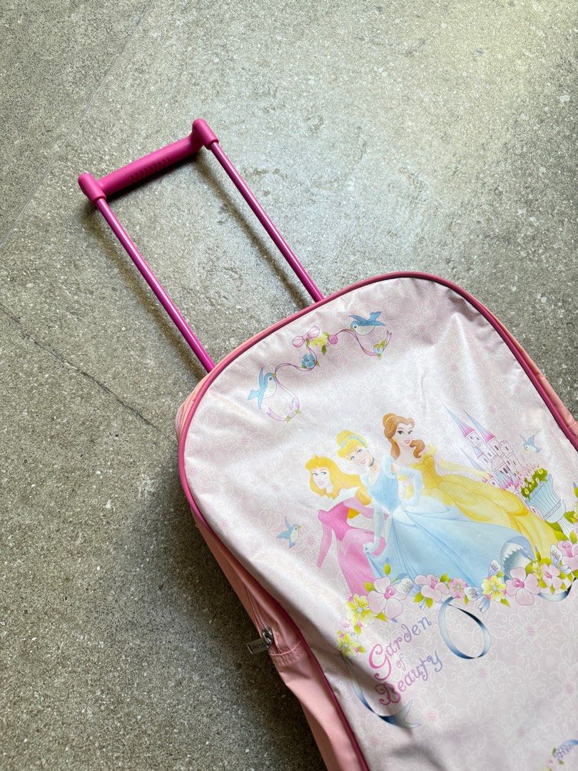 Tas Roda Koper Sekolah Anak Disney Princess PRELOVED, Fesyen Wanita ...