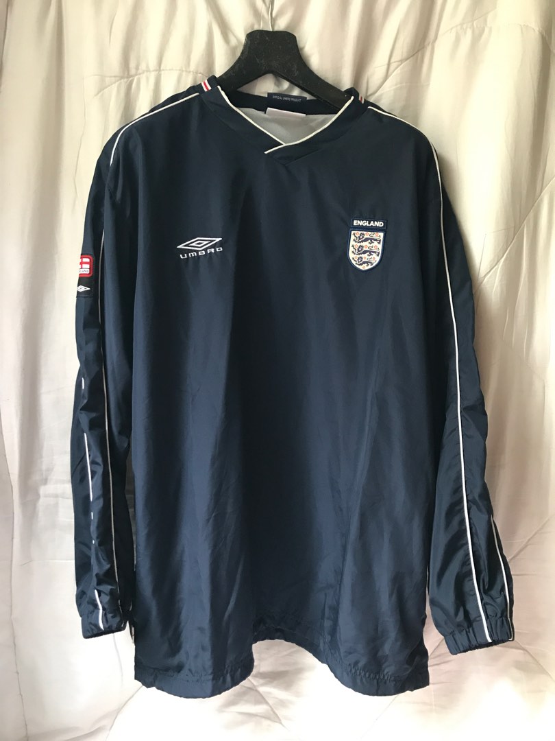 UMBRO ENGLAND LONG SLEEVE JERSEY, Men's Fashion, Activewear on Carousell