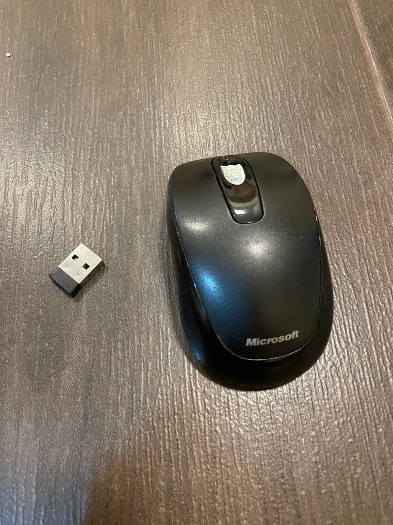 Microsoft USB 無線滑鼠 usb wireless mouse, 電腦＆科技, 電腦周邊及配件, 電腦滑鼠及相關產品 ...