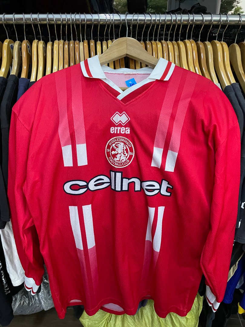 Vintage Middlesbrough Jersey Gascoigne 8, Men's Fashion, Activewear on ...