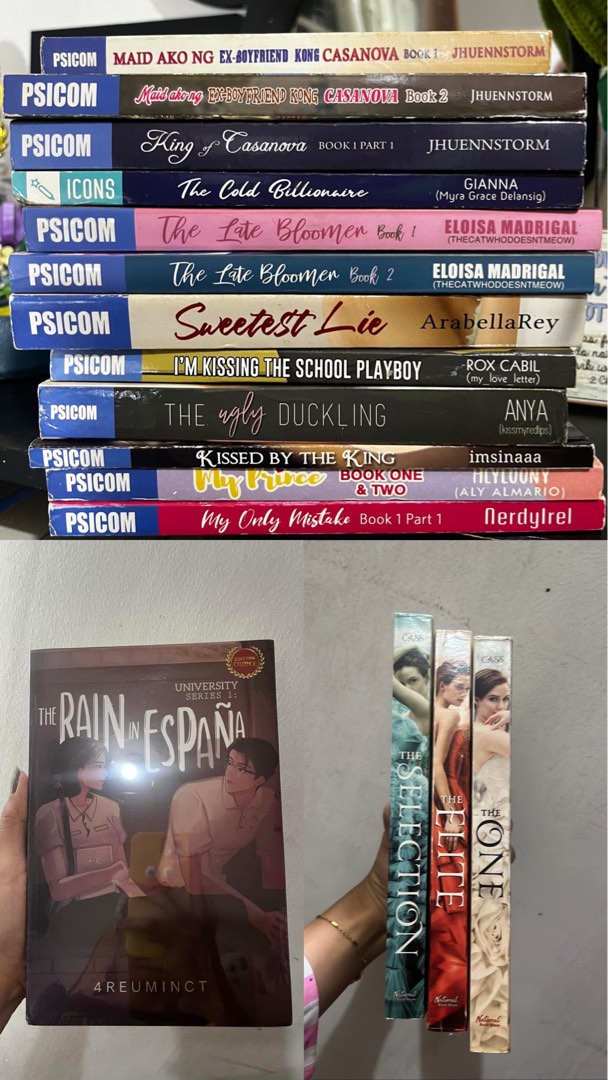 WATTPAD BOOK BUNDLES (the rain in españya, psicom, selection series ...