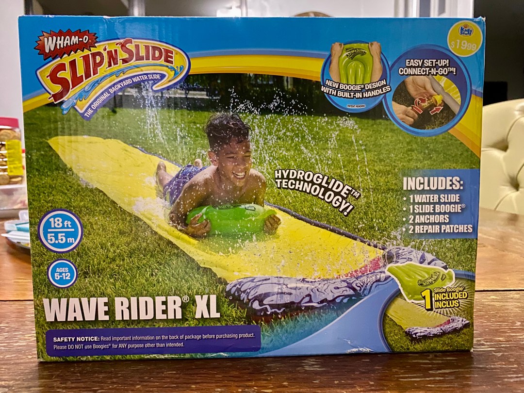 [negotiable] Water Slide Wave Rider Slip n Slide Kids Swim Toy, Hobbies ...