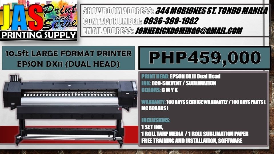 WE HAVE 10FT LARGE FORMAT PRINTING MACHINE I3200 DUAL HEAD AND UV DTF ...