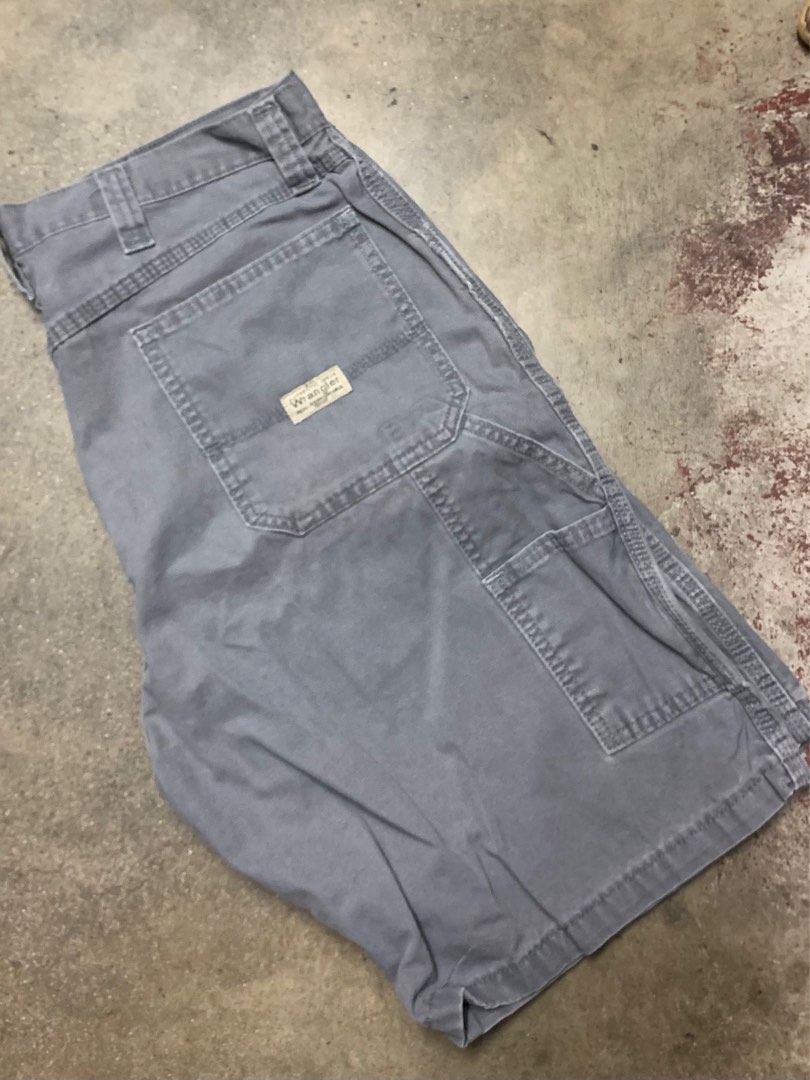 Wrangler gray jorts, Men's Fashion, Bottoms, Shorts on Carousell
