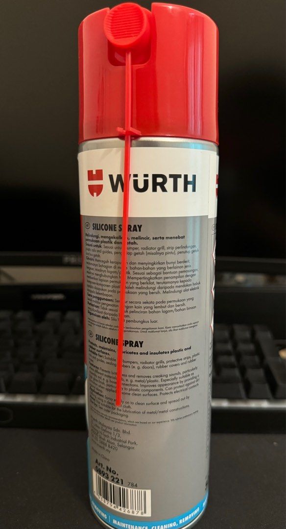 Wurth Silicone Spray, Auto Accessories on Carousell