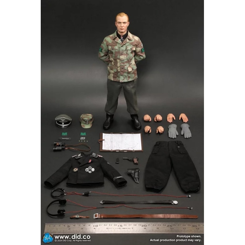 WWII German Panzer Commander Max Wünsche Collectible Action Figure 1/6 DID D80176 Toy, Hobbies ...