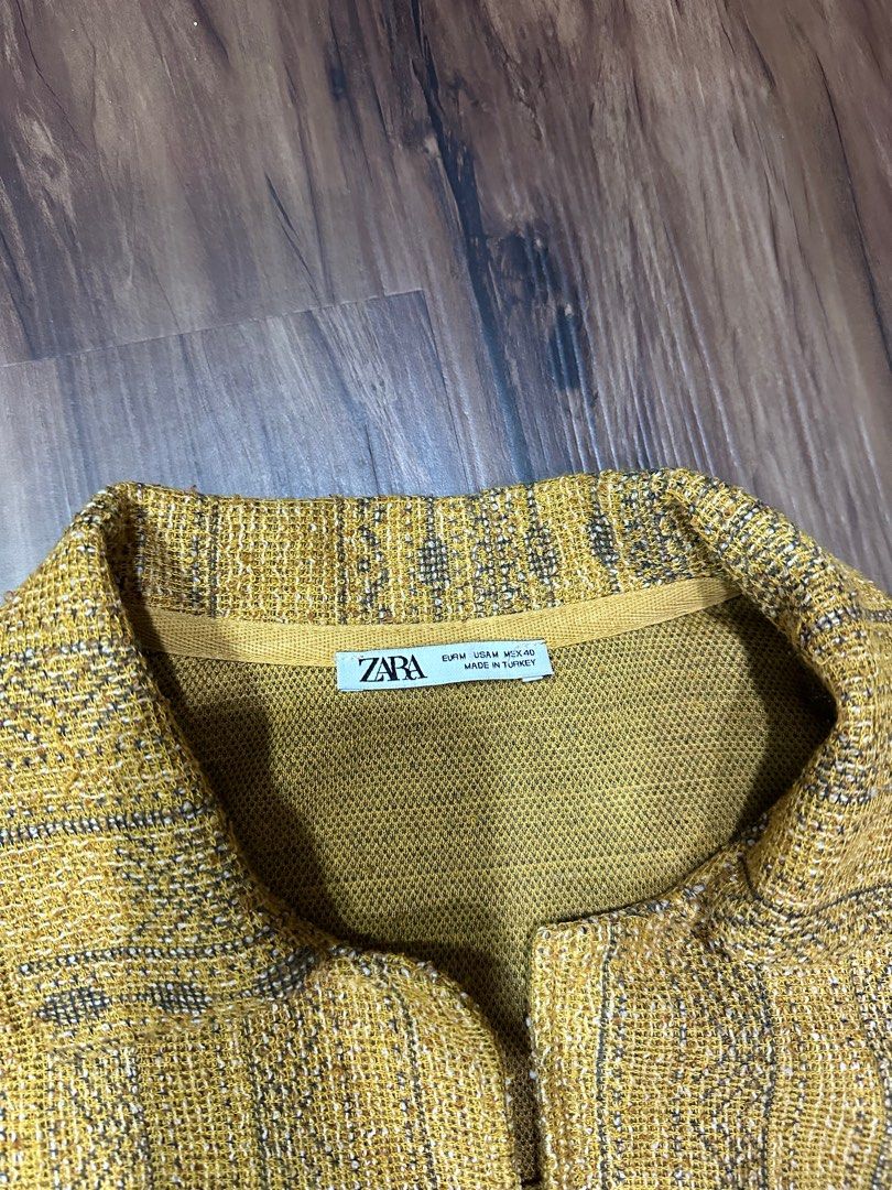 Zara yellow top, Men's Fashion, Tops & Sets, Sleep and Loungewear on ...