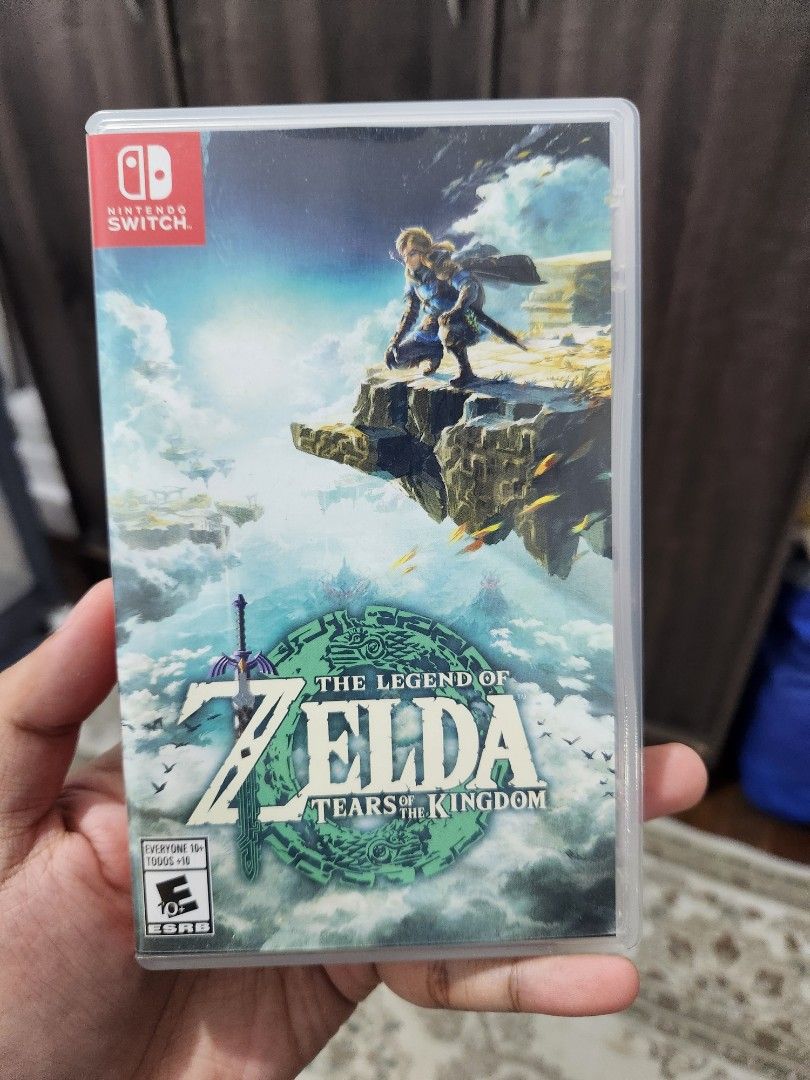 Zelda totk case only, Video Gaming, Video Games, Nintendo on Carousell