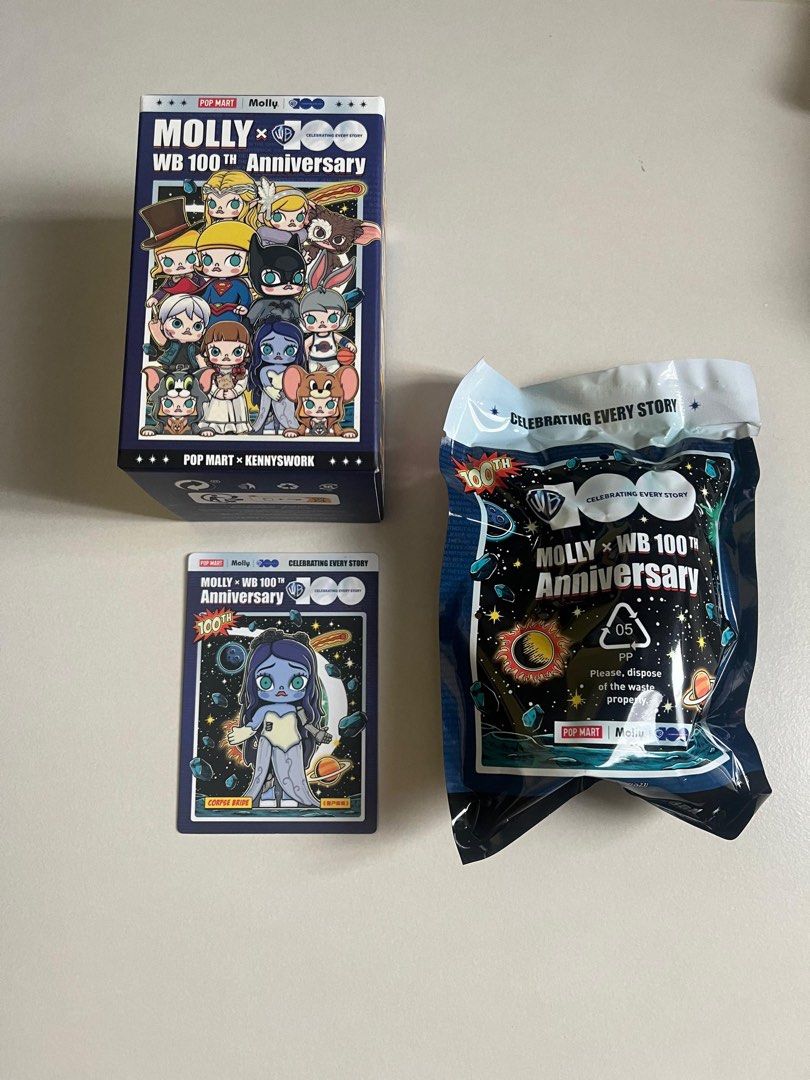 100th Anniversary WB Pop Mart Molly Tom & Jerry Corpse Bride, Hobbies ...