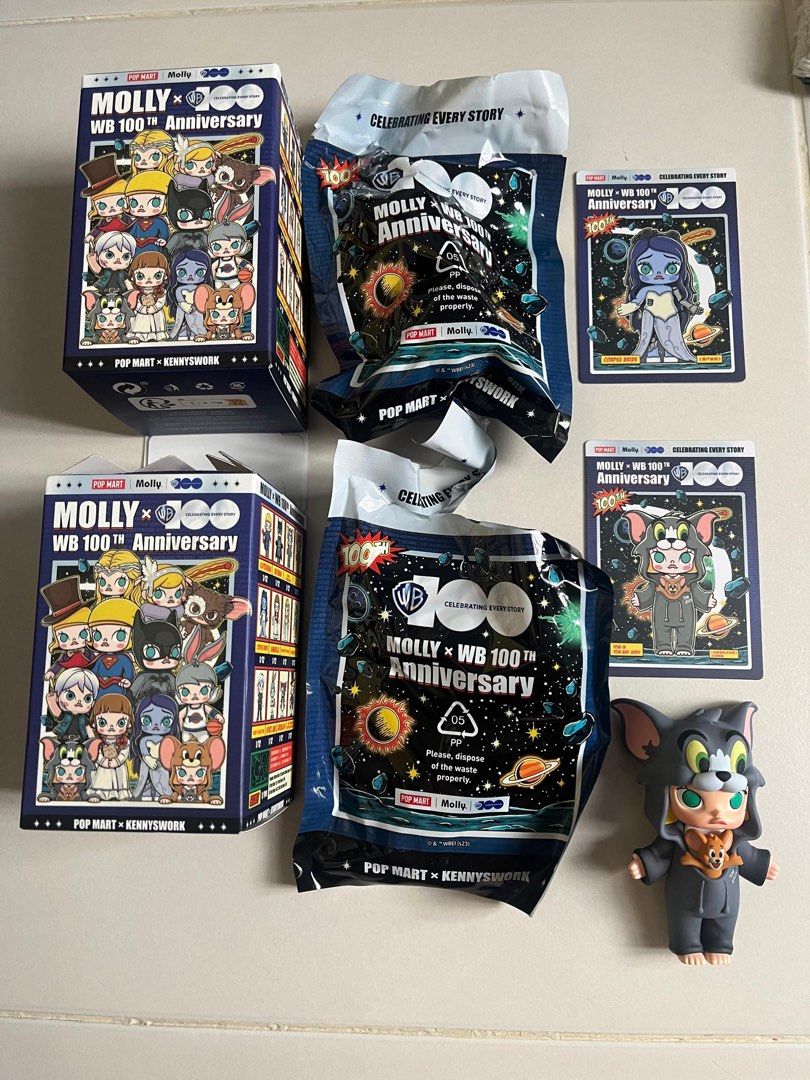 100th Anniversary WB Pop Mart Molly Tom & Jerry Corpse Bride, Hobbies ...