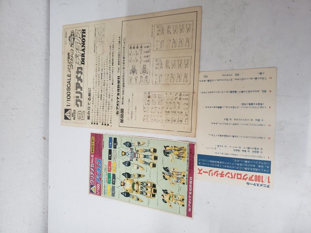 絕版 懷舊 Aoshima 青島文化 1/100 Acrobunch 魔境傳說 四天王用 機械人 Clear Mech Diranoth ...