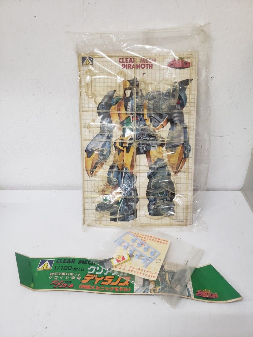 絕版 懷舊 Aoshima 青島文化 1/100 Acrobunch 魔境傳說 四天王用 機械人 Clear Mech Diranoth ...
