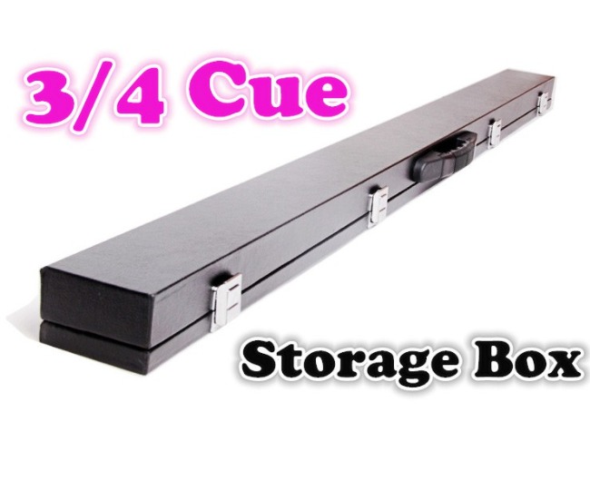 3/4 Billiard Snooker Cue Case Bag Hard Box Holder / Snooker Case ...