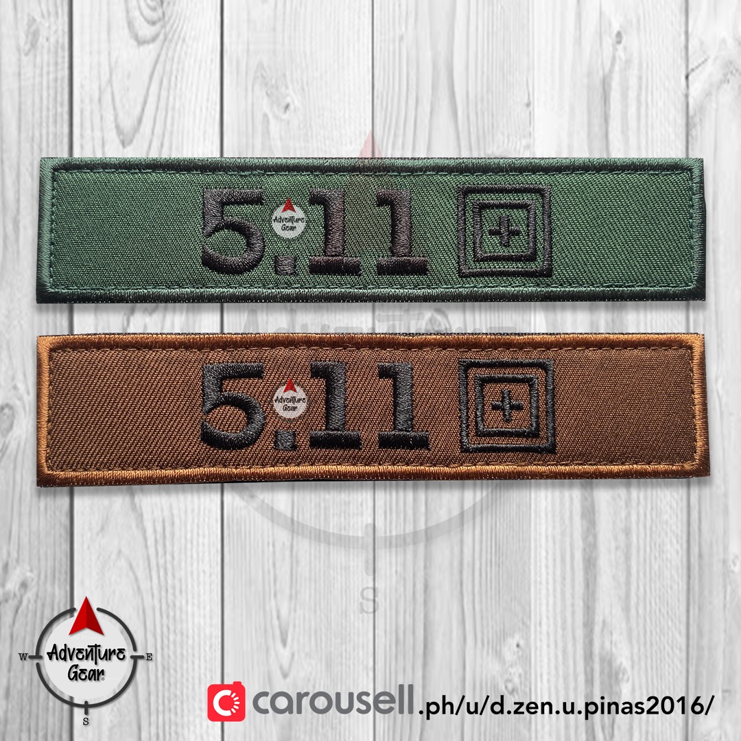 511 Logo Tactical Embroidered Patch with Velcro, Sports Equipment ...