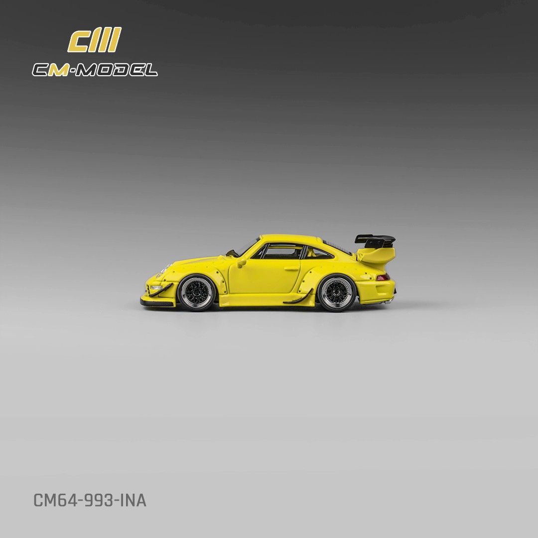 預訂 Pre-Order CM MODEL 1:64 RWB 993 YELLOW (Indonesia Exclusive) 印尼限定 ...