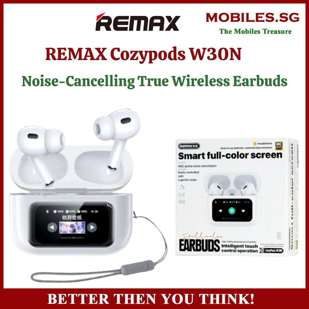 | Remax Cozypods W30N | True Wireless Bluetooth Earbuds | ANC Active ...