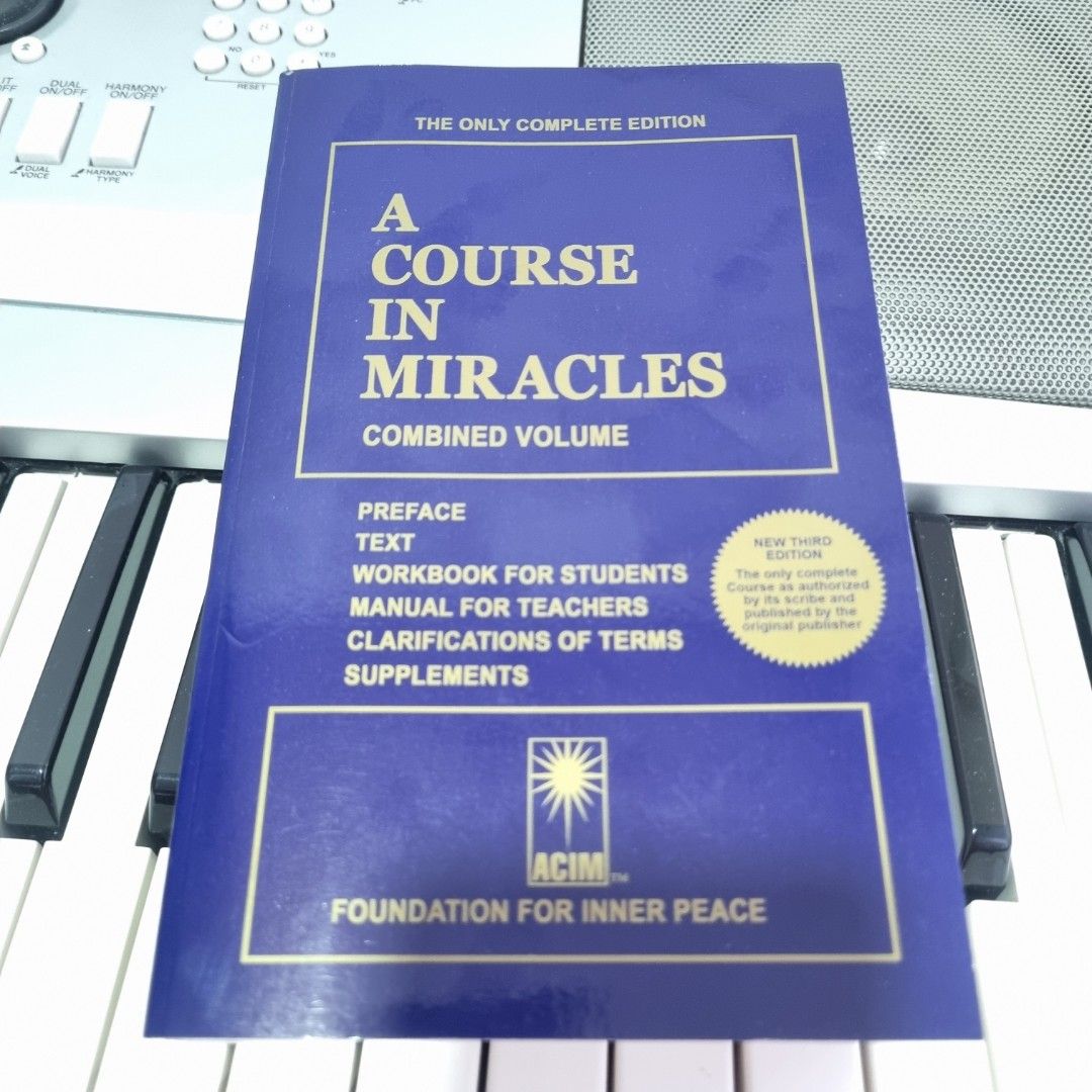 A Course In Miracles Combined Volume Third Edition Workbook For ...