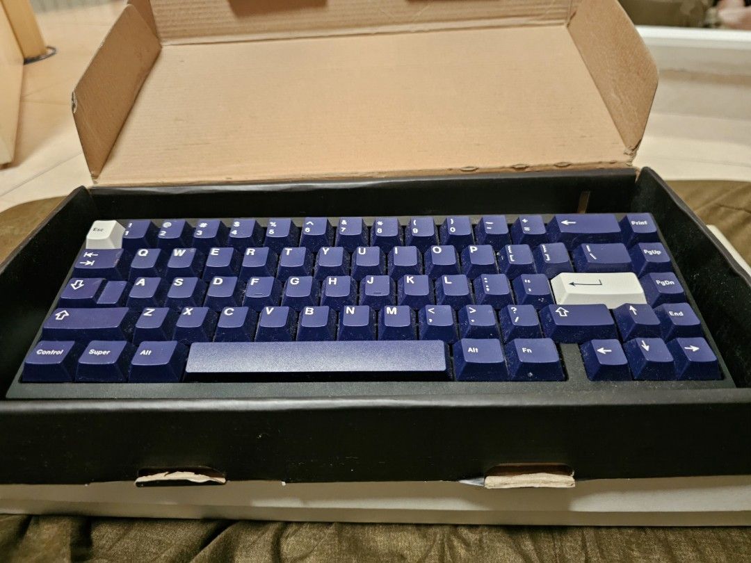 Alexa keyboard, cherry retooled black, gmk navy, Computers & Tech ...