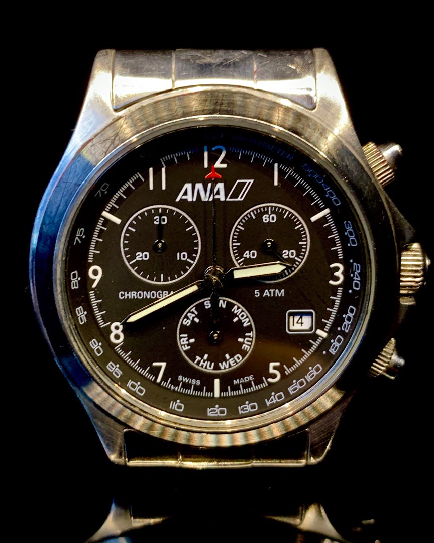 ANA In-Flight Chronograph, Men's Fashion, Watches & Accessories ...