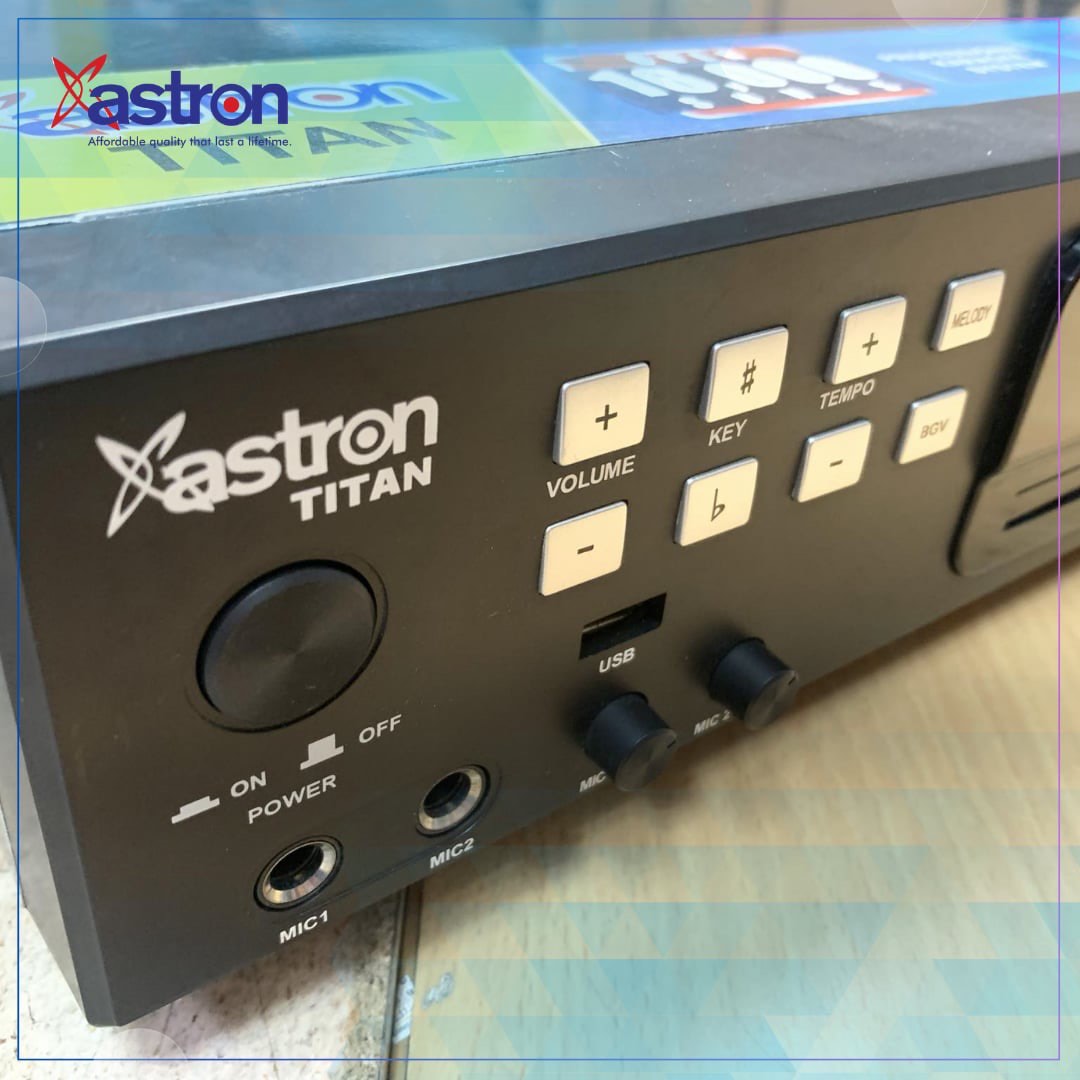 Astron TITAN DVD/USB Player Karaoke System with Latest Songs with CD ...