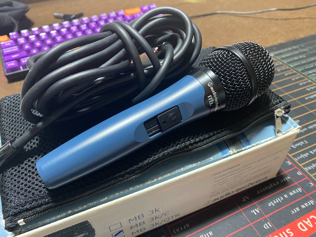 Audio Technica MB 3K Microphone 3K, Hobbies & Toys, Music & Media ...
