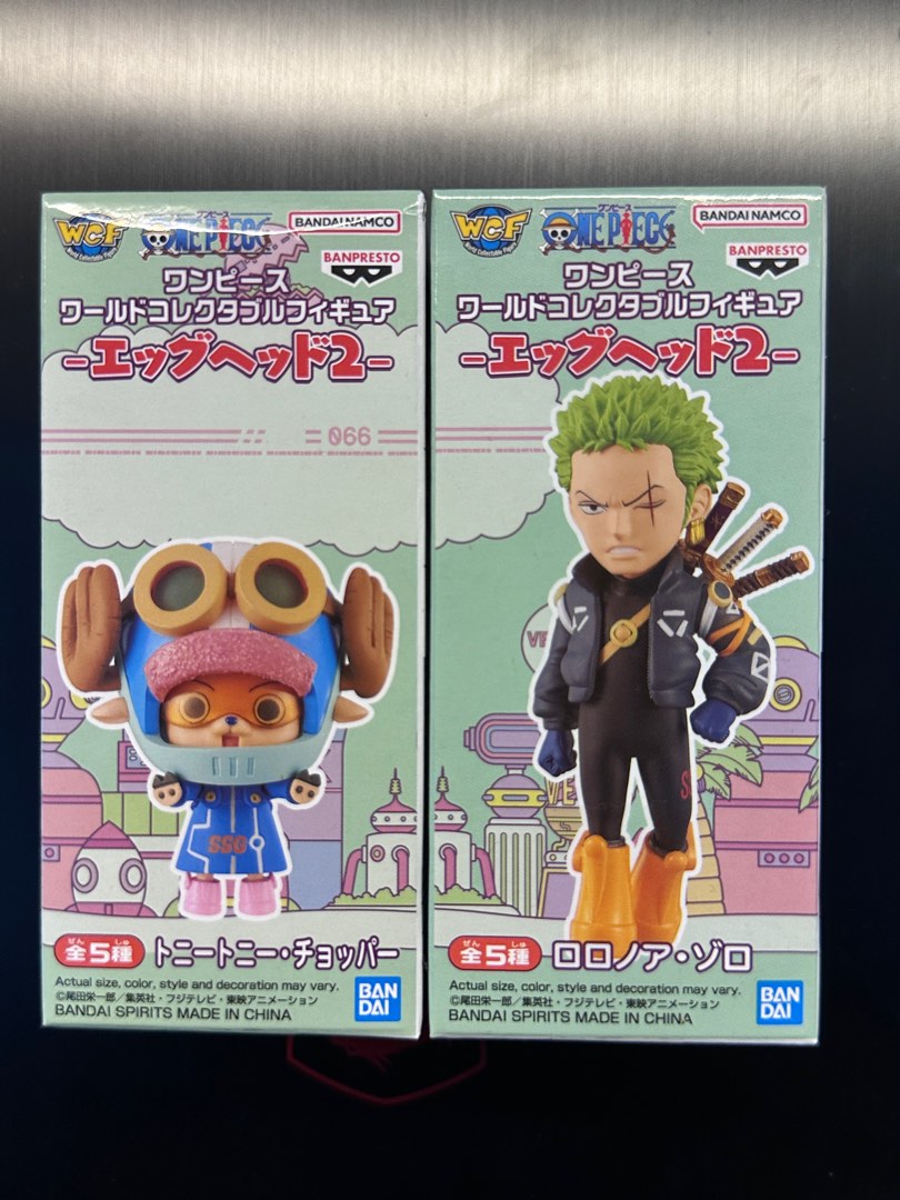 BANPRESTO WCF ONE PIECE EGGHEAD CHOPPER & Zoro 海贼王 航海王 蛋头岛 乔巴 索隆 ...