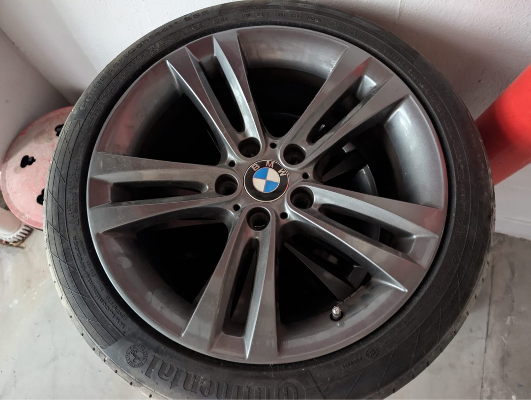 Original BMW 18 inch 5X120 sport wheel rim + tyre, Car Accessories ...