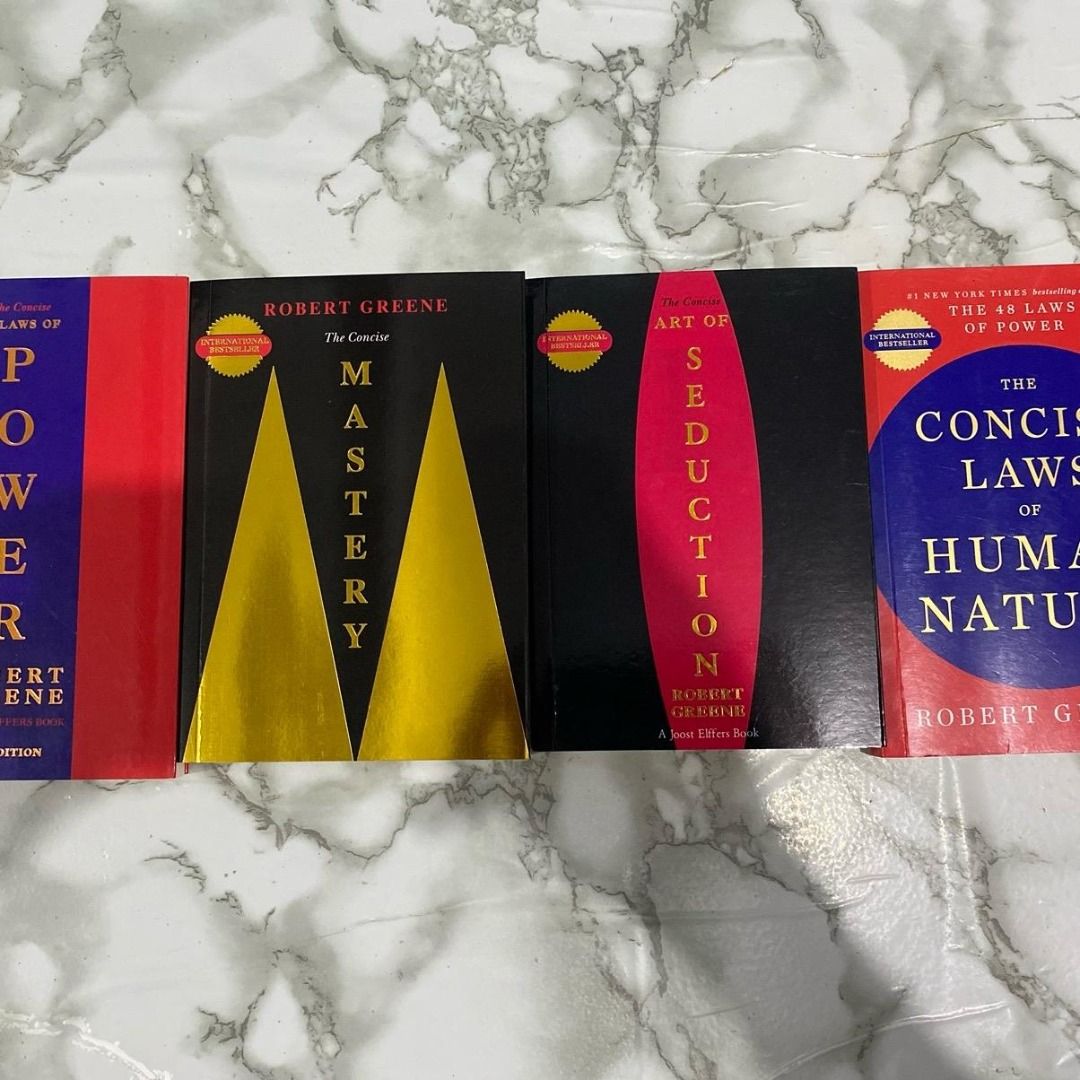[Bundle of 4Books] The Concise 48 Laws of Power, Laws of Human Nature ...