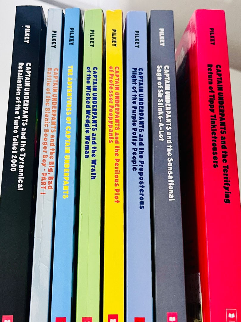 Captain Underpants by Dav Pilker 8 for $20, Hobbies & Toys, Books ...