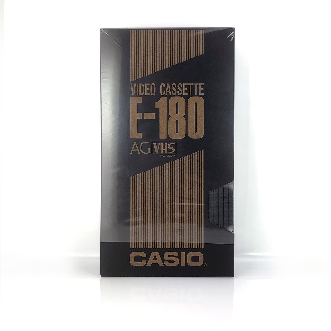 CASIO E-180 VHS Video Cassette Tape, 音響器材, 其他音響配件及設備 - Carousell