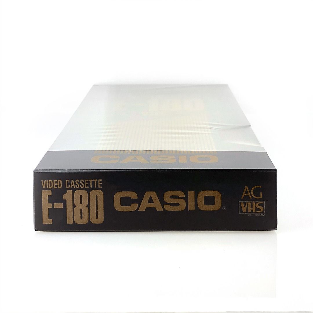CASIO E-180 VHS Video Cassette Tape, 音響器材, 其他音響配件及設備 - Carousell