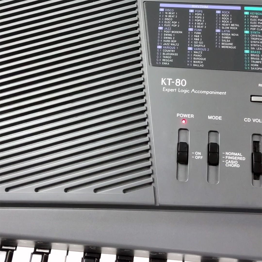 Casio KT-80 61-Keys CD Player Keyboard, 音響器材, 其他音響配件及設備 - Carousell