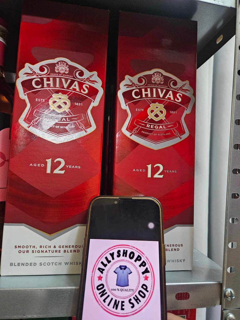 Chivas Regal Aged 12 Years Blended Scotch Whisky 1L, Food & Drinks ...