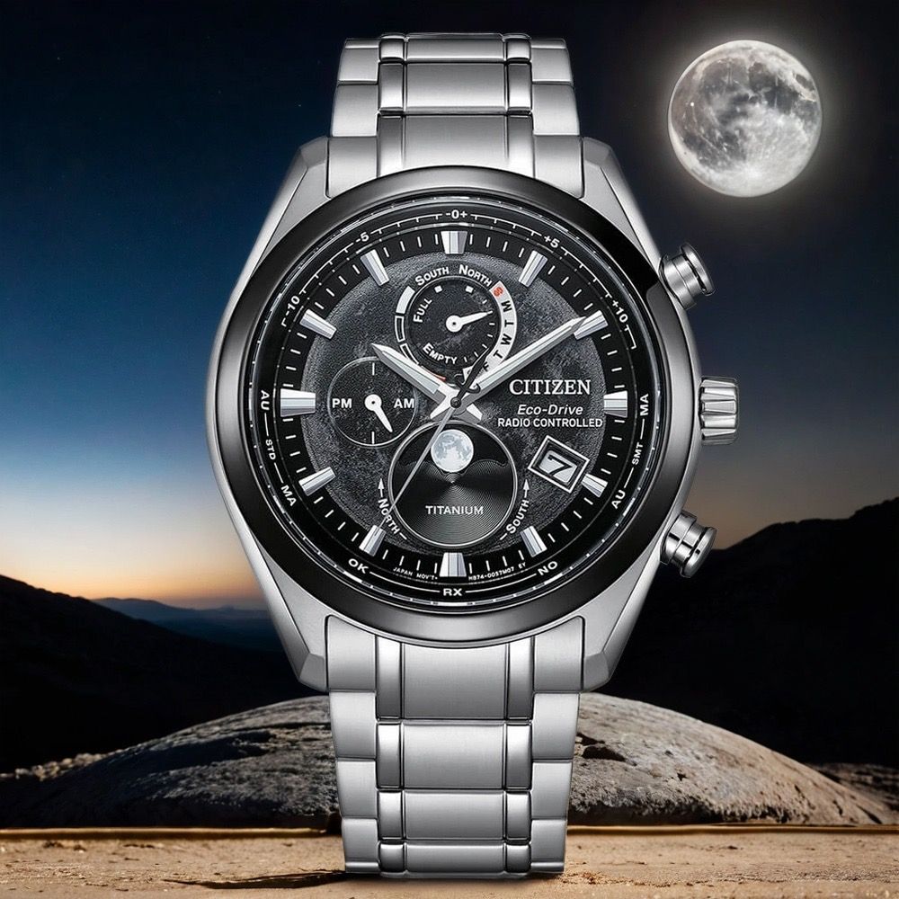 CITIZEN 星辰 PROMASTER 電波時計 BY1010 series 光動能 ECO-DRIVE BY1018-80E 超級鈦金屬 ...