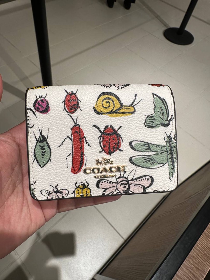 Coach Mini Wallet on Chain Crossbody, Luxury, Bags & Wallets on Carousell