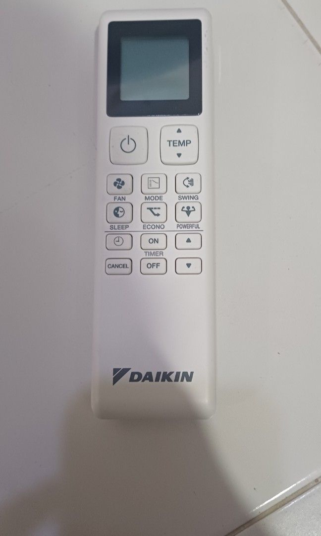 DAIKIN CONTROLLER, TV & Home Appliances, Air Conditioners & Heating on ...