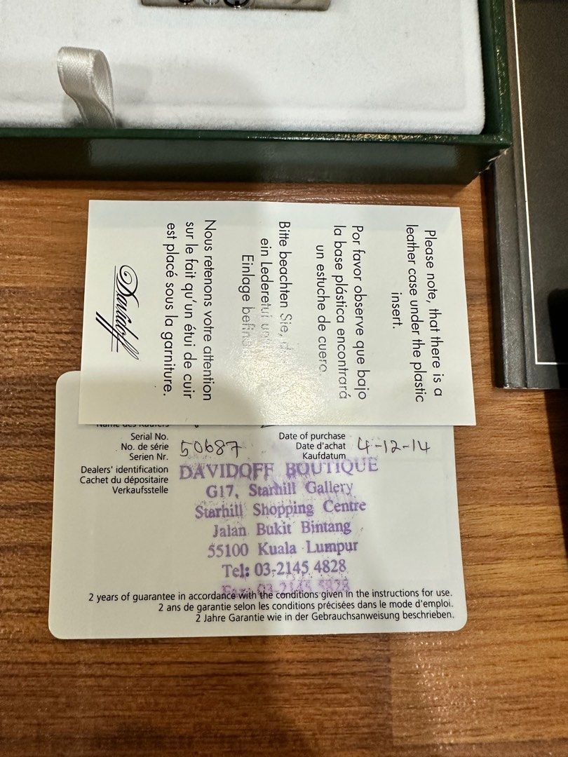 davidoff jetflame lighter, Luxury, Accessories on Carousell