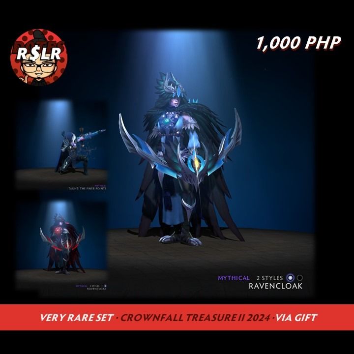 DOTA 2 Crownfall Treasure II 2024 - (VERY RARE) Drow Ranger: Ravencloak ...